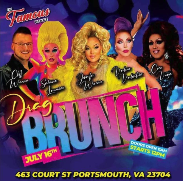 Drag Brunch Extravaganza at The Famous Venue - Olde Towne Portsmouth, VA