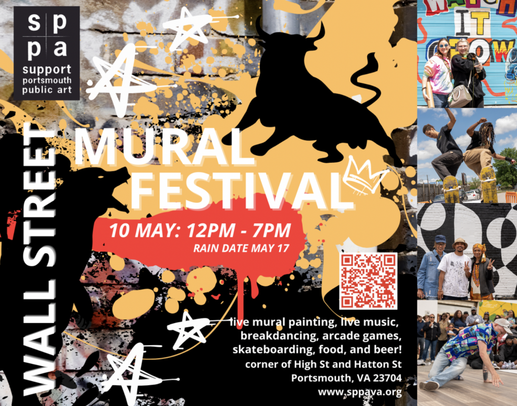 Wall Street Mural Festival - Olde Towne Portsmouth, VA